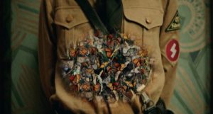 Jojo looks down and notices the “butterflies in his stomach”