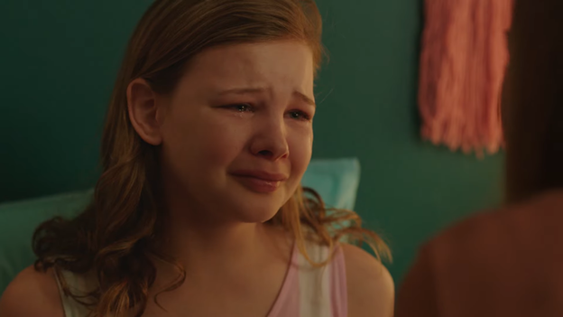 Hannah opens up to her mother about her fears starting high school.