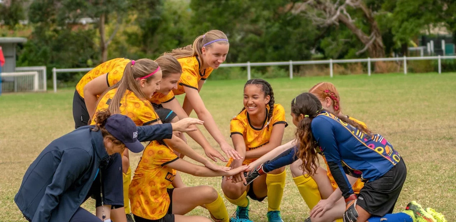 Cory Bailey and her teammates
