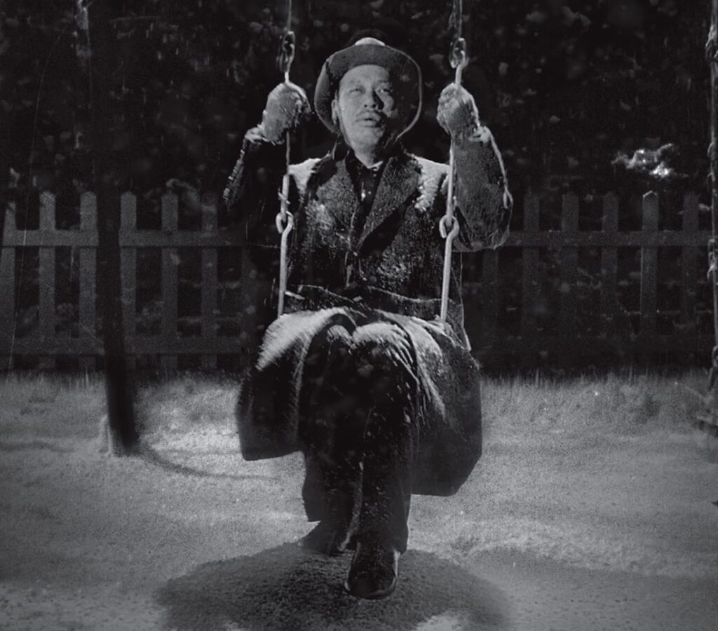 (Takashi Shimura as Kanji Watanabe in Kurosawa’s Ikiru )