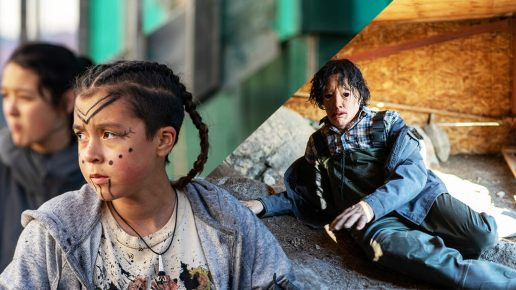 Nalajoss Ellsworth as Uki and the alien in ‘ Slash/Back